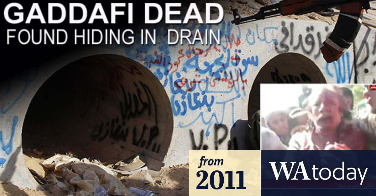 Muammar Gaddafi dead